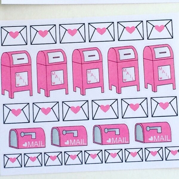Happy Mail Planner Stickers - Etsy
