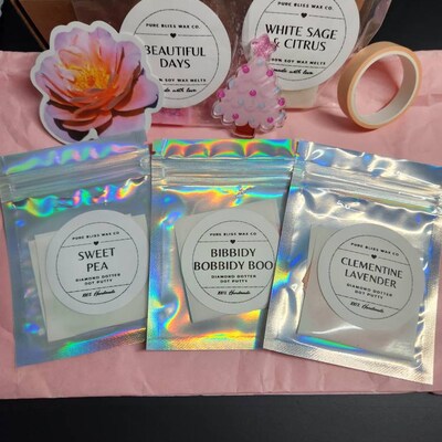 Sparkle Holographic Stickers, Laptop Collectible Sticker for Diamond ...