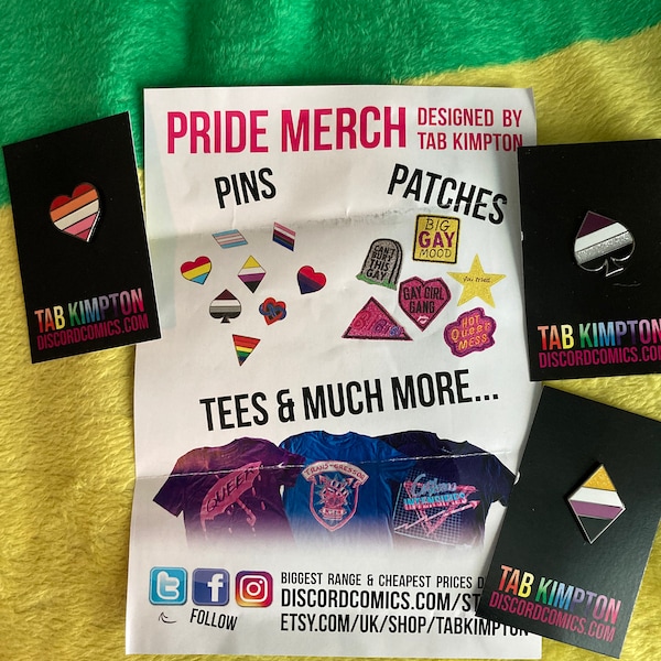 Pride Hard Enamel Pins - Etsy