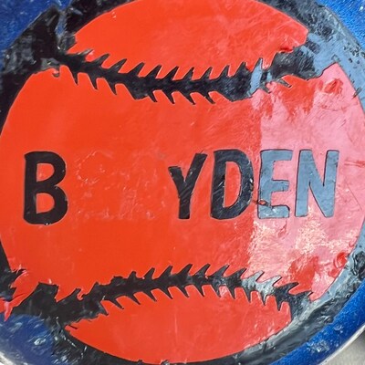 Bat Knob Decal Sticker With Name for Baseball/softball/ Tball 1 3/8 Dia ...