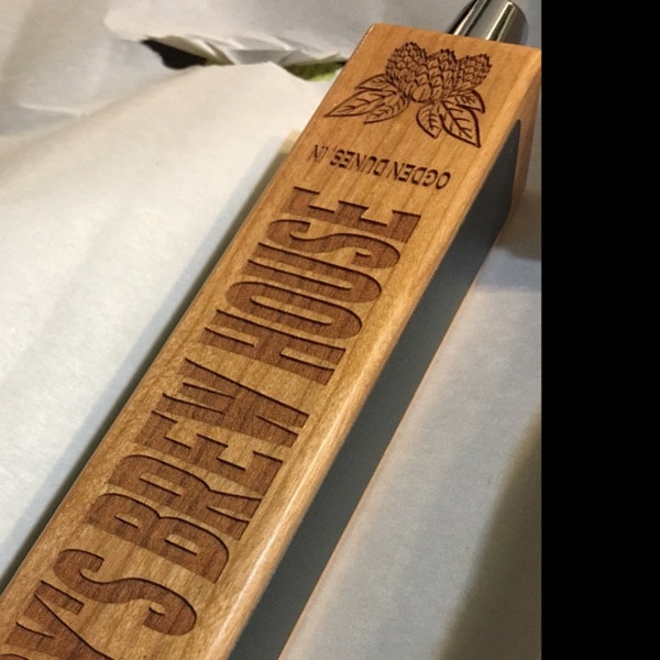 Custom Beer Tap Handle-laser Engraved With Chalkboard - BL Edition ...