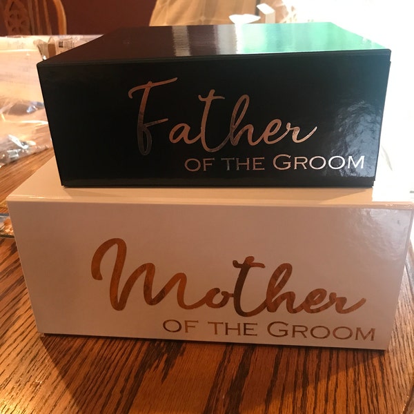 Wedding Day Gift Box | Mother of the Bride - Groom | Father of the ...