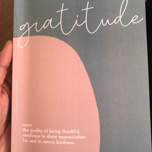 Gratitude Journal With Gold Detail and Recycled Cloth Cover Mindset ...