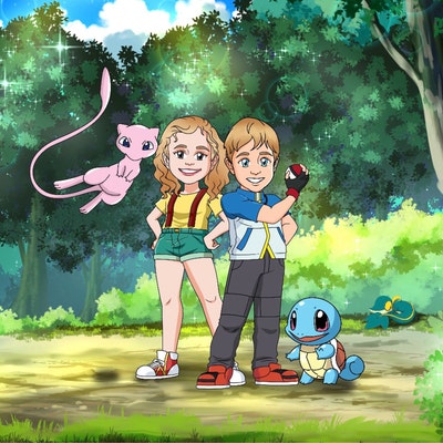 Custom POKEMON Character Portrait From Photo DIGITAL COPY Personalized ...