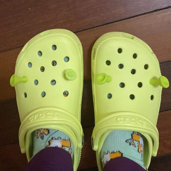 Shrek Croc Charms 4 Shrek Ohren für Crocs Shrek Jibbitz Stil Schuh ...