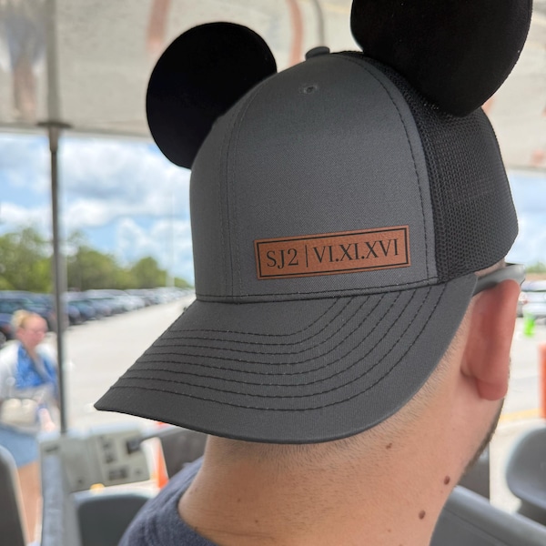 Custom Text Hats, Personalized Text Hats, Custom Couples Gifts, Wedding ...