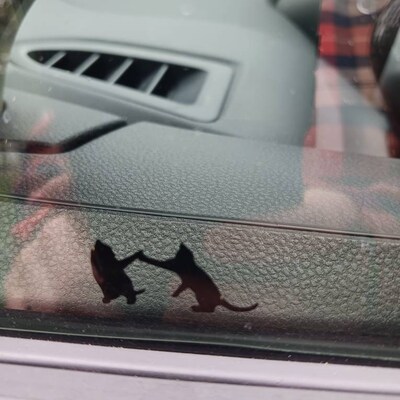 Small Kitty Car Decal, Hidden Easter Egg Decal, Car Sticker - Etsy