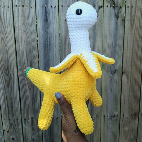 Bananasaurus Dinosaur NO SEW Crochet Pattern - Etsy