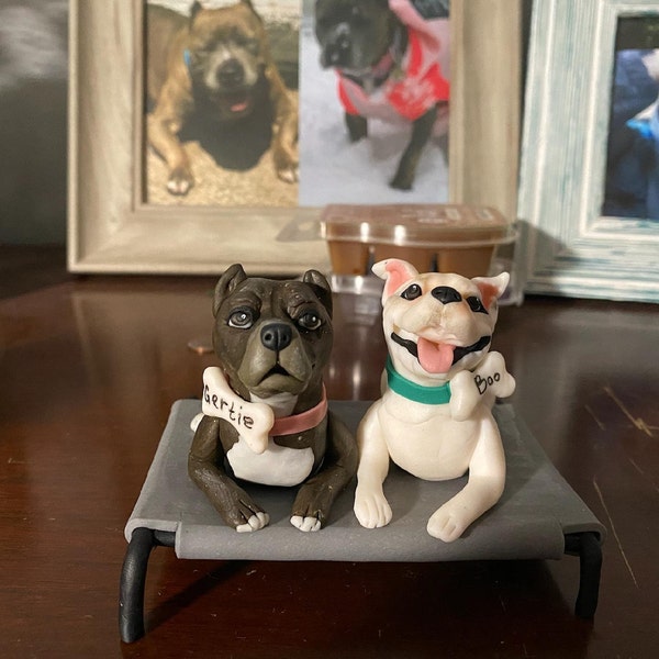 Dog Figurine for Wedding Cake Custom Pet Sculpture - Etsy