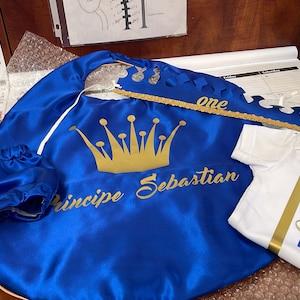 Royal Blue Prince King Outfit Smash Cake Photography Bloomers Cape ...