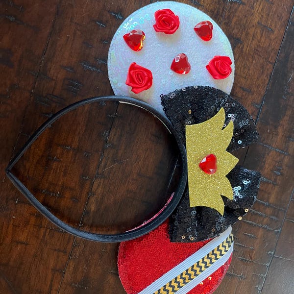 Large Daisy Duck Lavender Mouse Ears With Sequin Bow on Headband ...