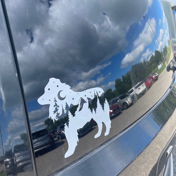 Adventure Aussie Decal, Aussie Nature Bumper Sticker, Dog Mom, Dog ...
