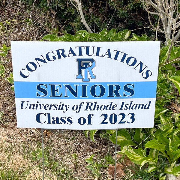 Graduation Lawn Sign Custom Personalized Yard Sign Choose Your Color ...