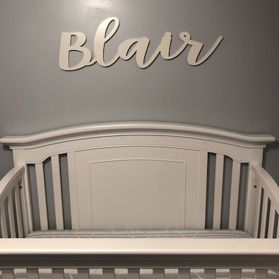 Custom Cursive CNC Name Large Family Name Child - Etsy