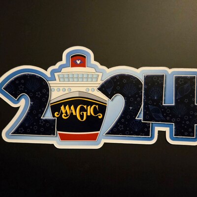 Our 1st Disney Cruise Ship Name Tag Family Magnet Personalized Disney ...