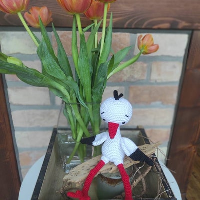 Crochet Pattern Lucky the Stork - Etsy