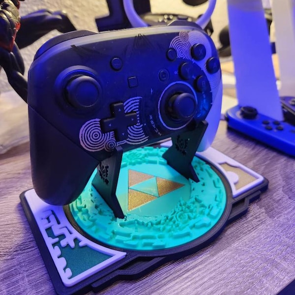 Zelda Tears of the Kingdom Pro Controller Display Stand - 3D Printed - Etsy