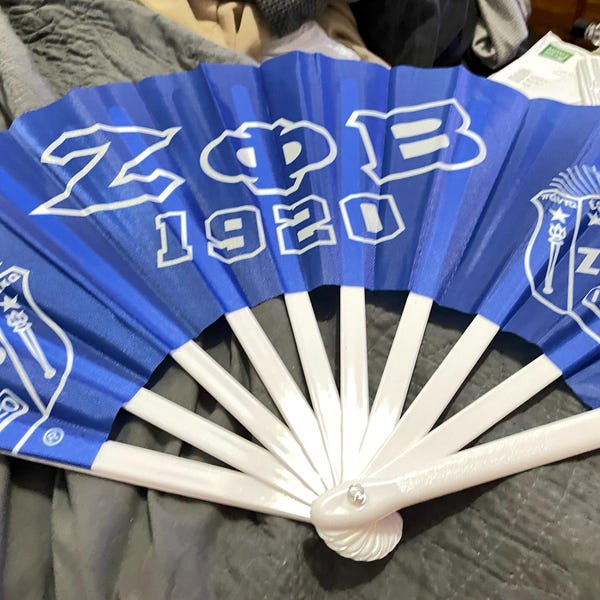 Larger Size - Zeta Phi Beta Fans - Etsy