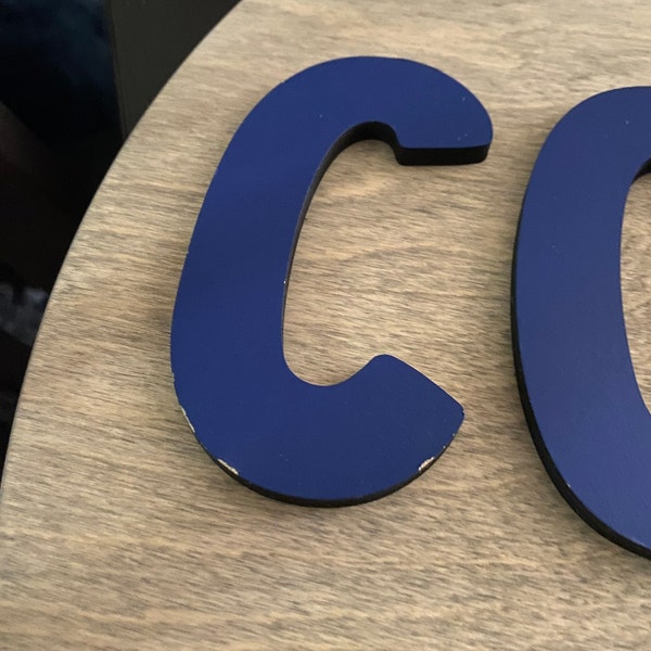 Nursery Name Sign | 3D Custom Name Sign | Baby Shower Gift | Round Wood ...