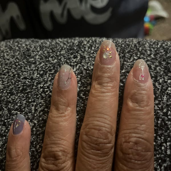 Pastel Cherry Blossom Nail Wraps / Flower Floral Nail Polish Strips ...