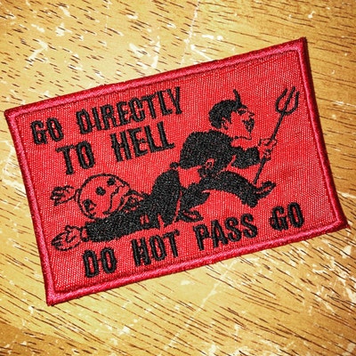 Go to Hell Patch - Etsy