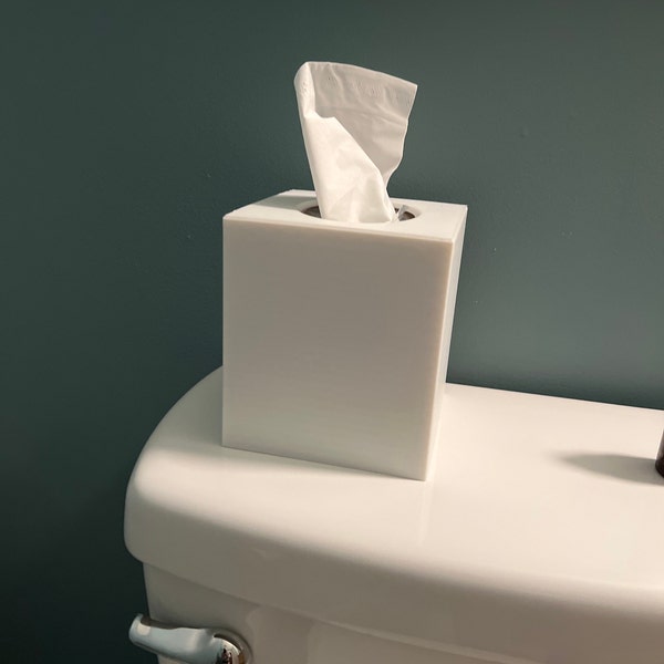 Tissue Box Cover, Jade White, Tissue Box, Tissue Cover, Minimalist ...