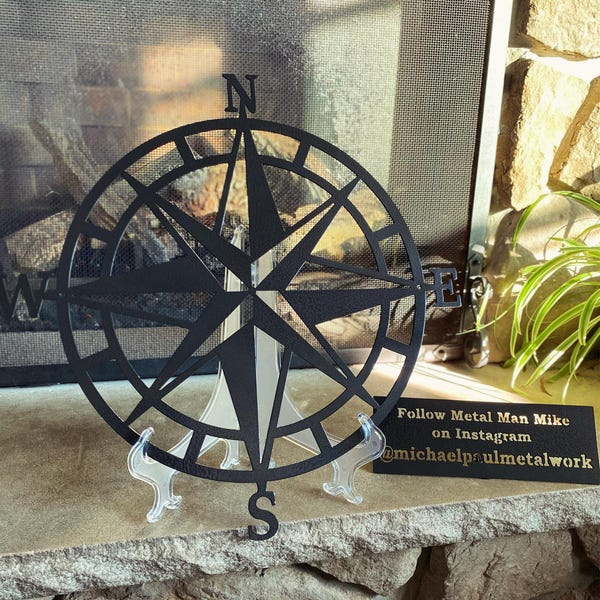 Laser Cut Nautical Compass Dxf and Svg File, Laser and Plasma Cut ...