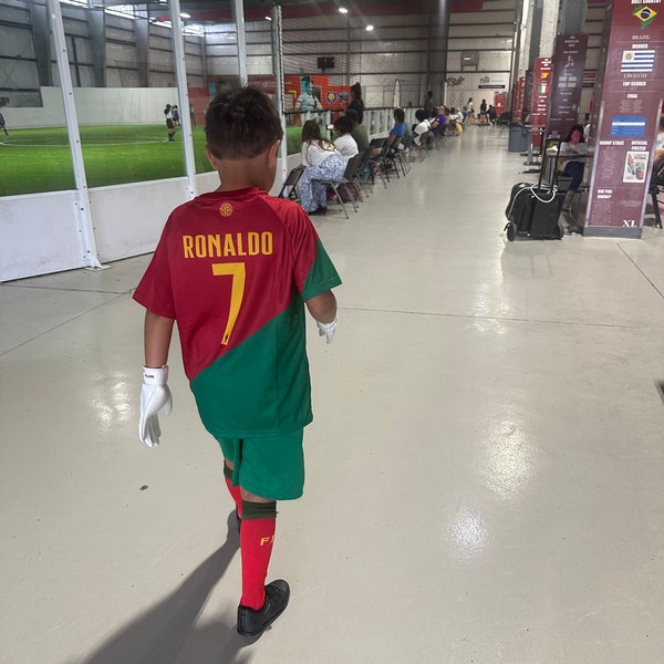 France 2024 Home Kylian Mbappe 10 Kids Soccer Uniform Jersey Shors ...