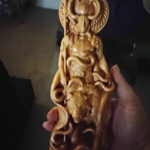 Goetia King Paimon Witchcraft Figure - Etsy