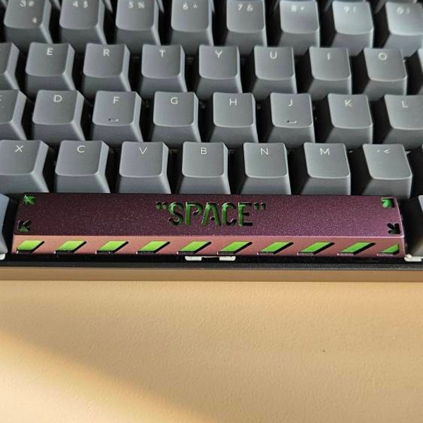 Punk Metal Black White Keycap Space Cherry Mx 6.25U 6.25X Keycaps ...