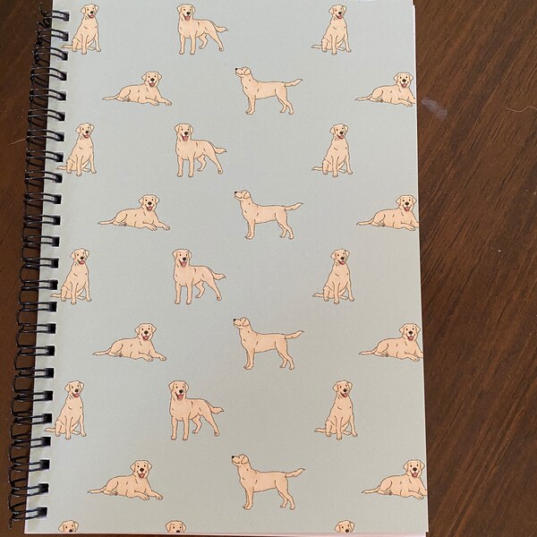 Labrador Retriever Notebook, Dog Spiral Notebook, Notepad, Journal ...