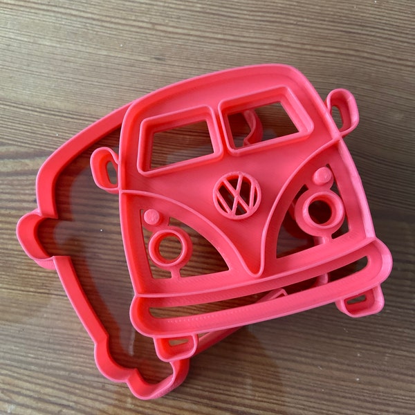 Plastic Cookie Cutter of VAN VW, Truck Hippie Theme 3D Printed for ...