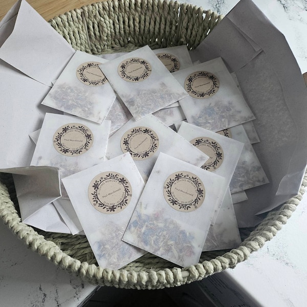 Personalised Wedding Favours Seed Packets, With Natural Biodegradable ...