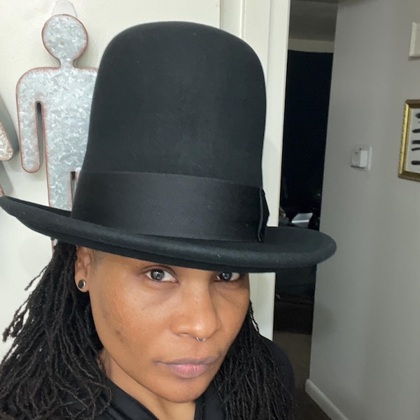 Oversized Tall Wool Bowler Hat: Erykah Badu Style, Custom Branding ...