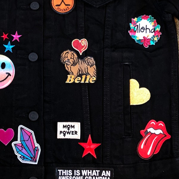 Rock & Roll - Music - Biker - Punk - Band - Iron on Applique Patch ...