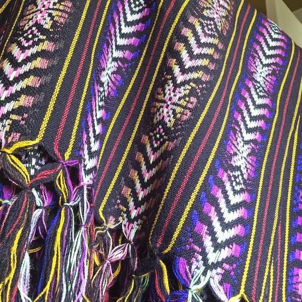 Rectangular Straw Beach Basket With Fringes / Market Straw Bag ...