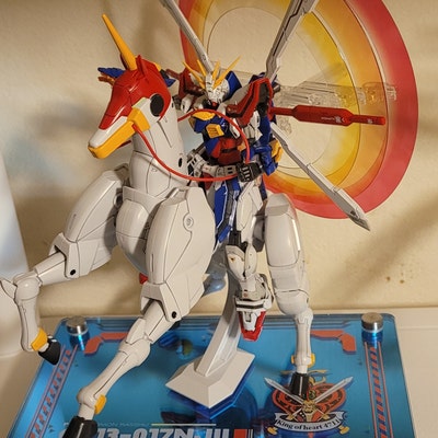 Premium Large Gunpla Acrylic Display Base With Standoffs 1/100 and 1/ ...