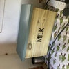 Doorstep Wood Milk Box. Porch Milk Storage Box. Milk Bottle Boxes ...
