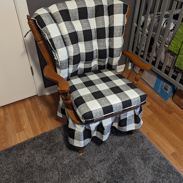 Wingback Rocker Replacement Cushions / 4 Post Rocker Cushions ...