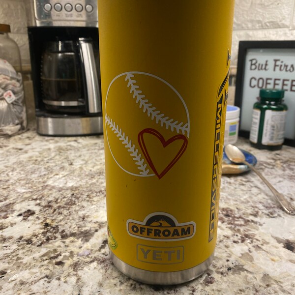 Softball Pitcher Sticker, Softball Player Sticker, Softball Waterproof ...