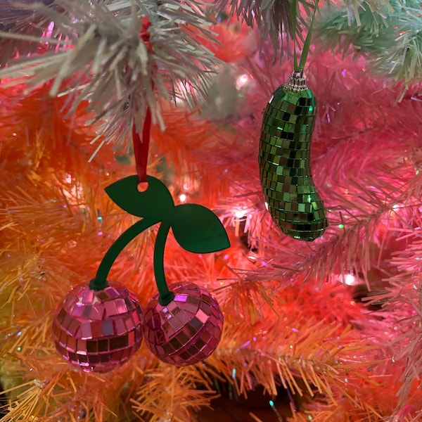 Xo, Fetti Green Disco Pickle Ornament - 1 Pc | Christmas Tree ...
