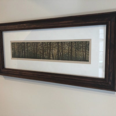 Original Monotype Forest Landscape Hand Pulled Fine Art Print - Etsy