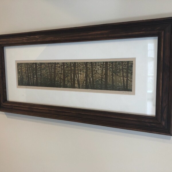 Woodblock Print Forest No. 19 V. 2 Moku Hanga Limited Edition Hand ...