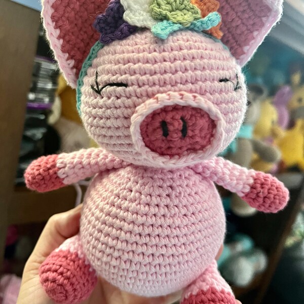 Amigurumi Crochet Pattern - Pippa the Pig Angel (ENGLISH ONLY) - Etsy UK