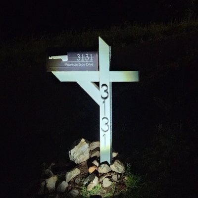 Modern Number Decal for Front Door Address Decal Front - Etsy