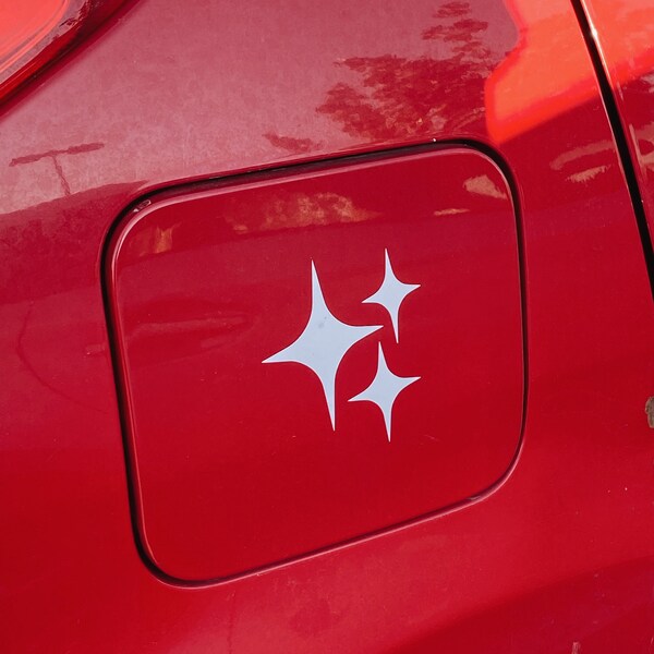 Simple Holographic Sparkle Vinyl Decal | Kawaii Stars Holo Vinyl Decal ...