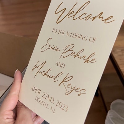 Printable OR Printed Wedding Programs With Custom Fonts and Colors ...