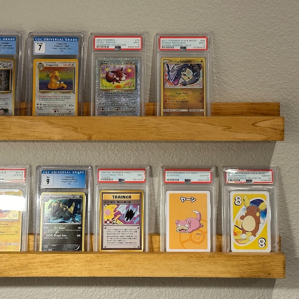 Custom Card Display Shelf: Collectible Card Stand - Etsy