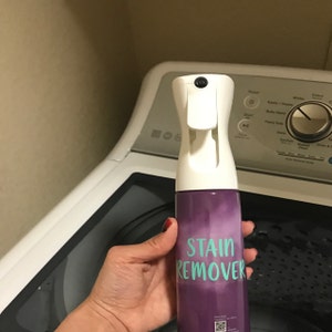 Stain Remover Label, Stain Remover Decal, Stain Stick Label, Stain ...