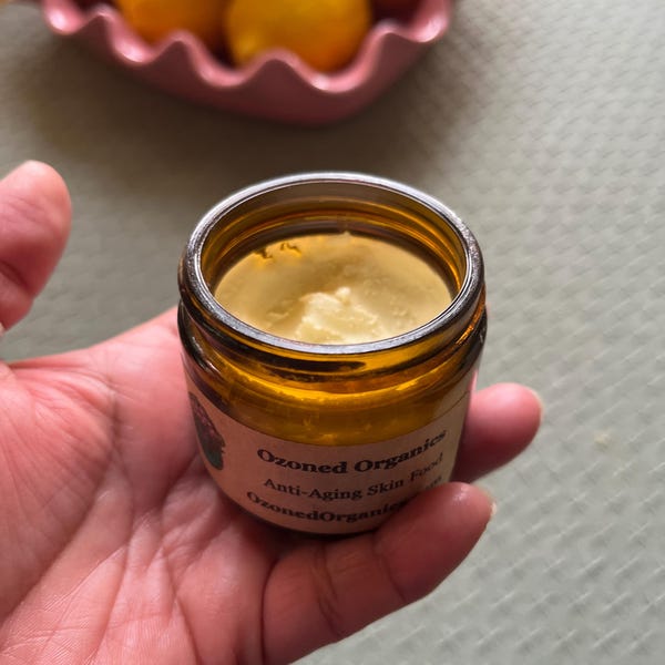 Handcrafted Ozonated, Organic, Vegan Anti-aging Skin Food Face & Body ...